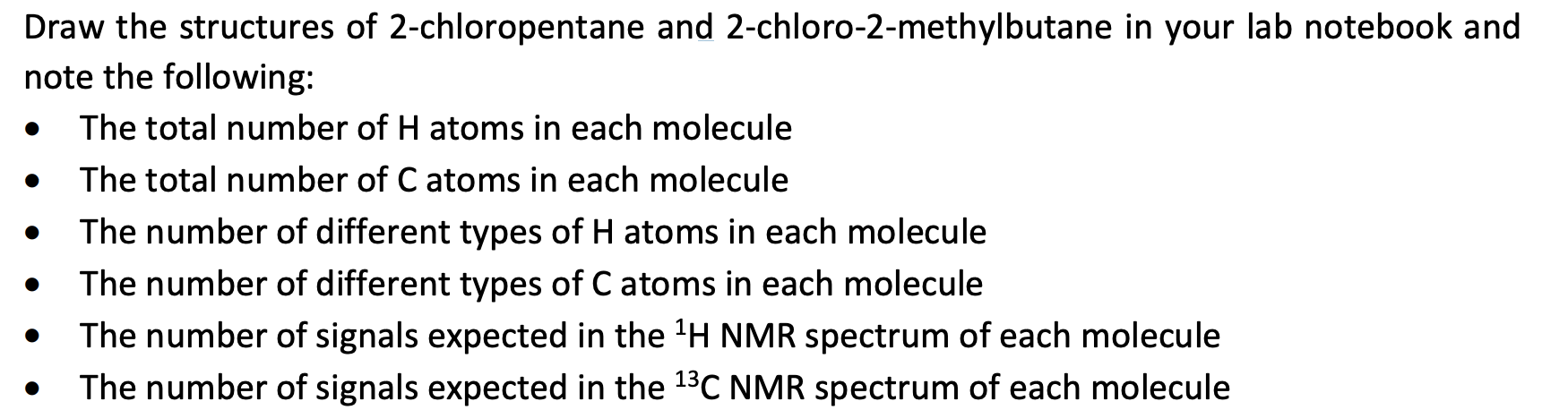 Solved Draw the structures of 2-chloropentane and | Chegg.com