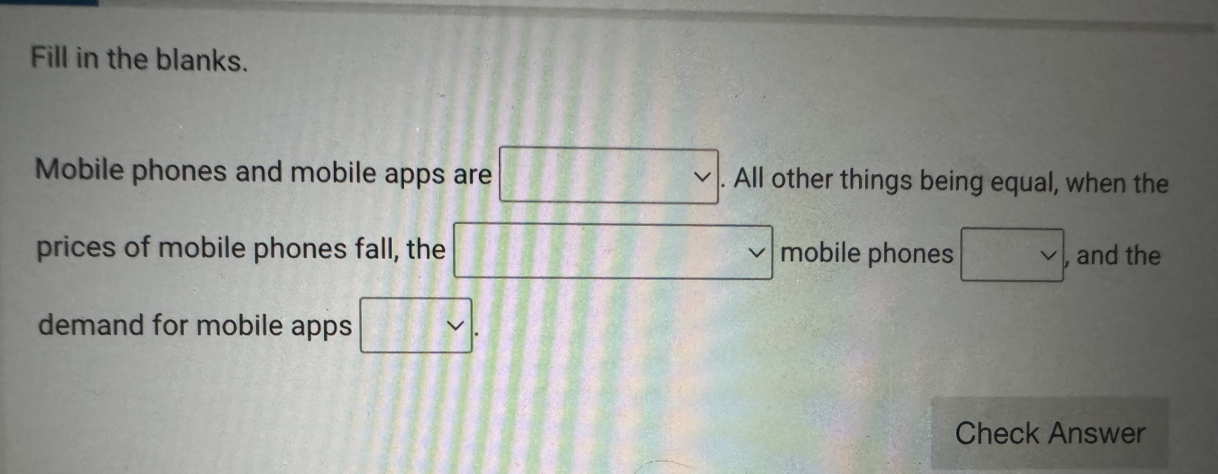 Solved Fill in the blanks.Mobile phones and mobile apps | Chegg.com