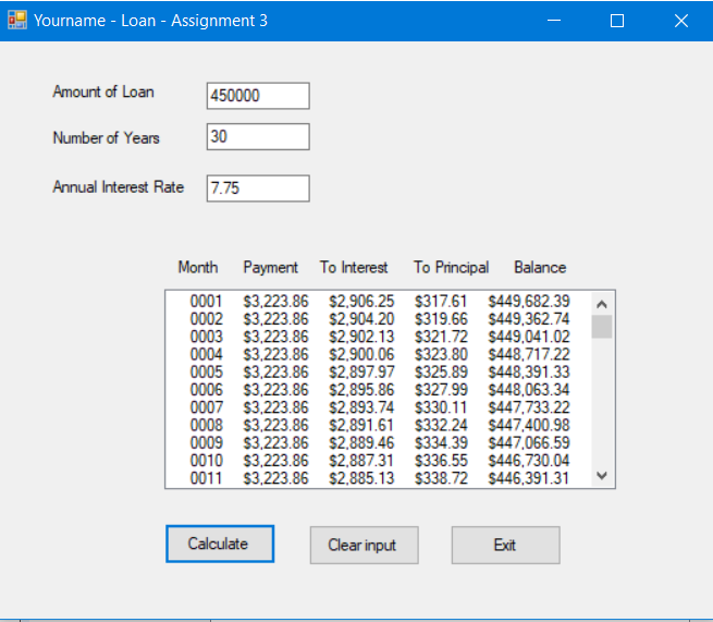 Solved Visual Basic: Summary: In this assignment you | Chegg.com