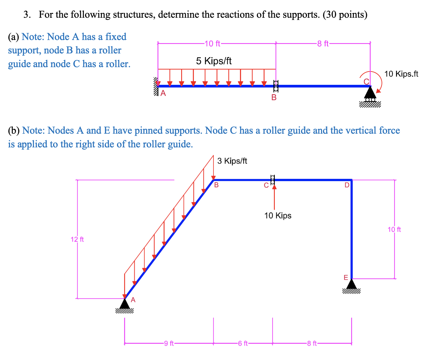 Solved 3. For the following structures, determine the | Chegg.com