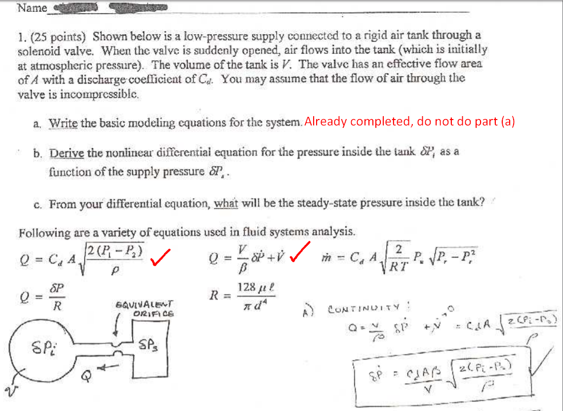 Only do part (B) and (c), part (a) is already done | Chegg.com