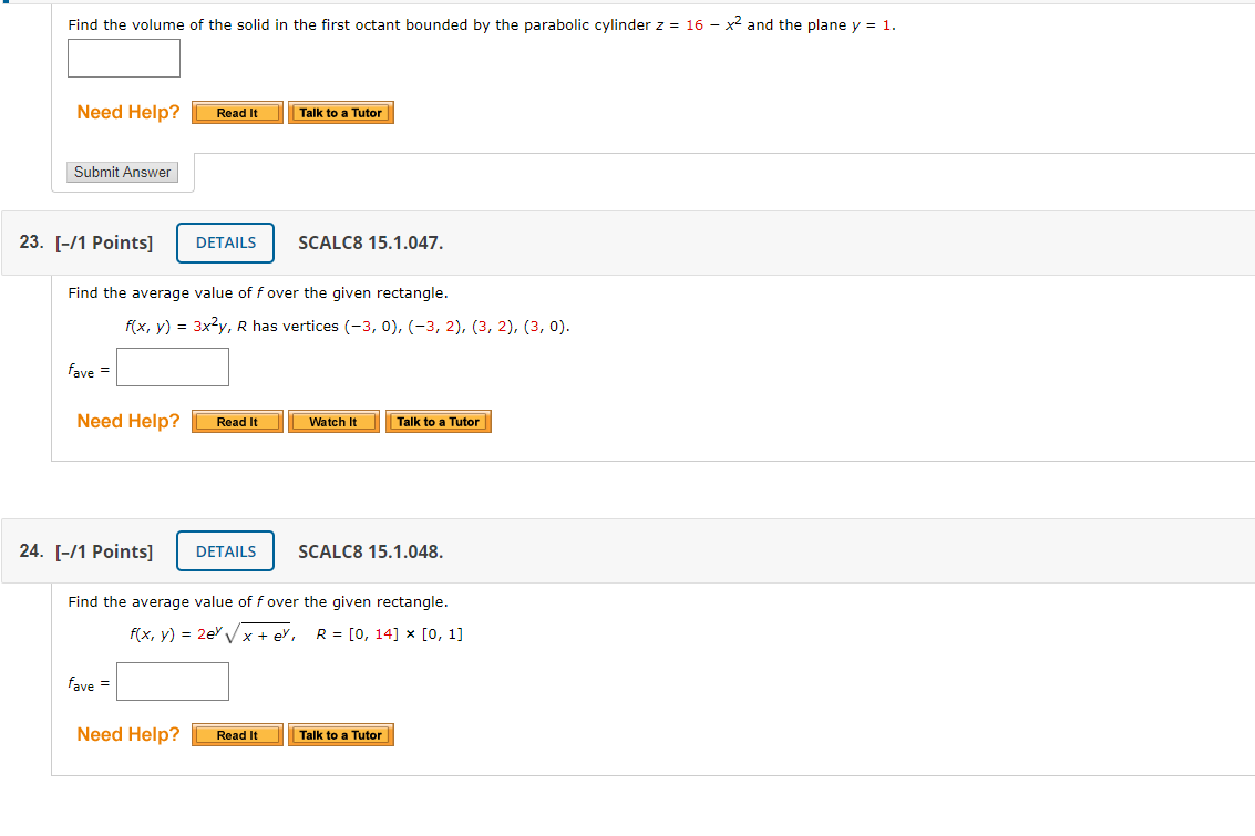 Solved Find the volume of the solid in the first octant | Chegg.com