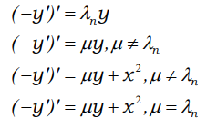 Solved Problem 5 Derive the eigenvalues in and normalized | Chegg.com