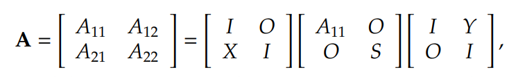 Solved If, If A11 is the matrix is called the Schur's | Chegg.com