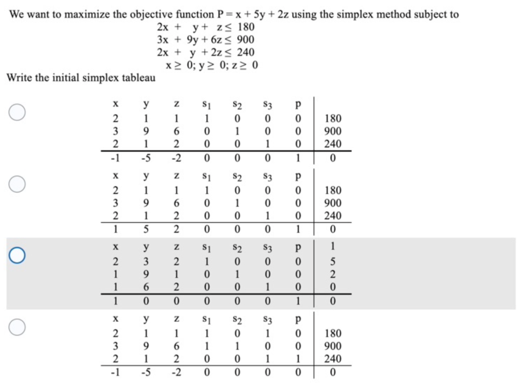 Solved We Want To Maximize The Objective Function P X 5y
