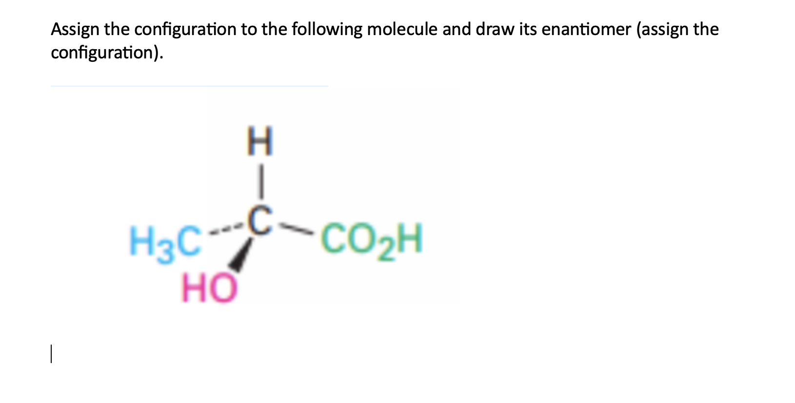 Solved Assign the configuration to the following molecule | Chegg.com