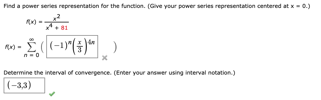 Solved Find a power series representation for the function. | Chegg.com