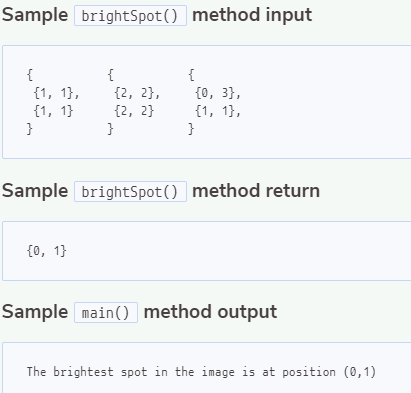 Solved We will determine brightness as the point (i,j) in | Chegg.com
