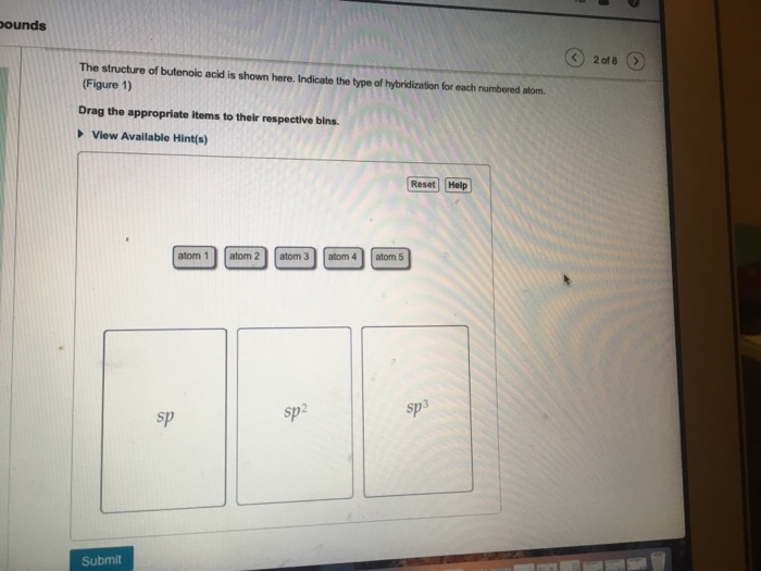 ounds The structure of butenoic acid is shown here. | Chegg.com