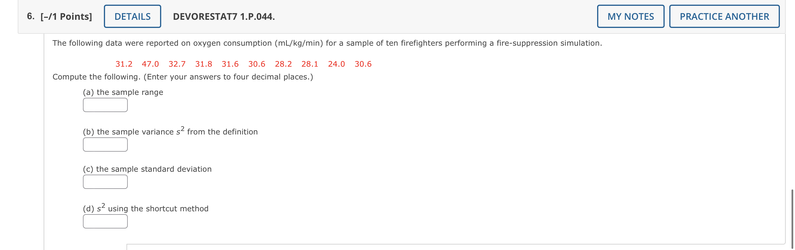 Solved The following data were reported on oxygen | Chegg.com