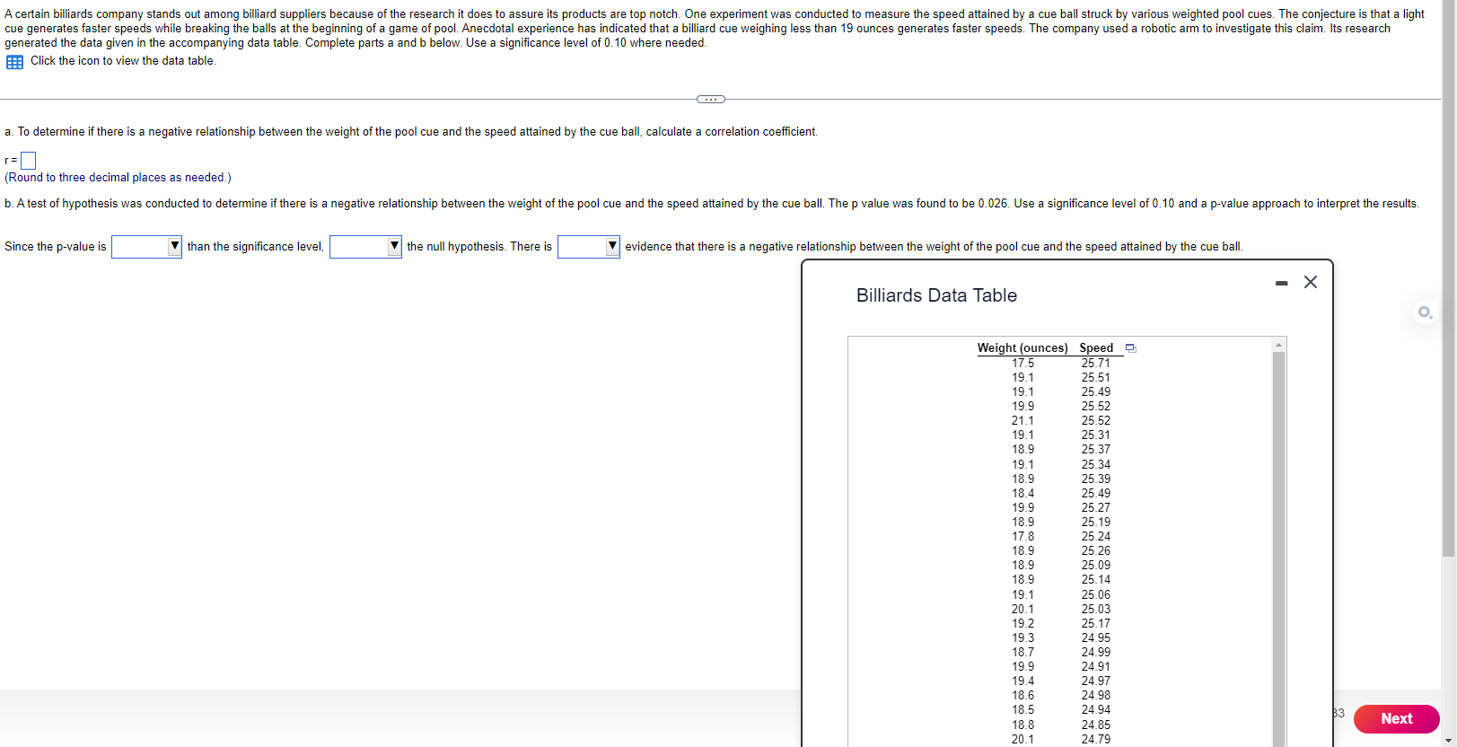 Solved generated the data given in the accompanying data | Chegg.com