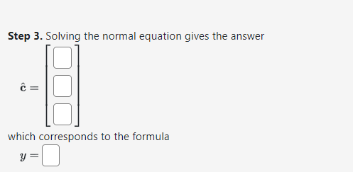 Solved By using the method of least squares, find the best | Chegg.com