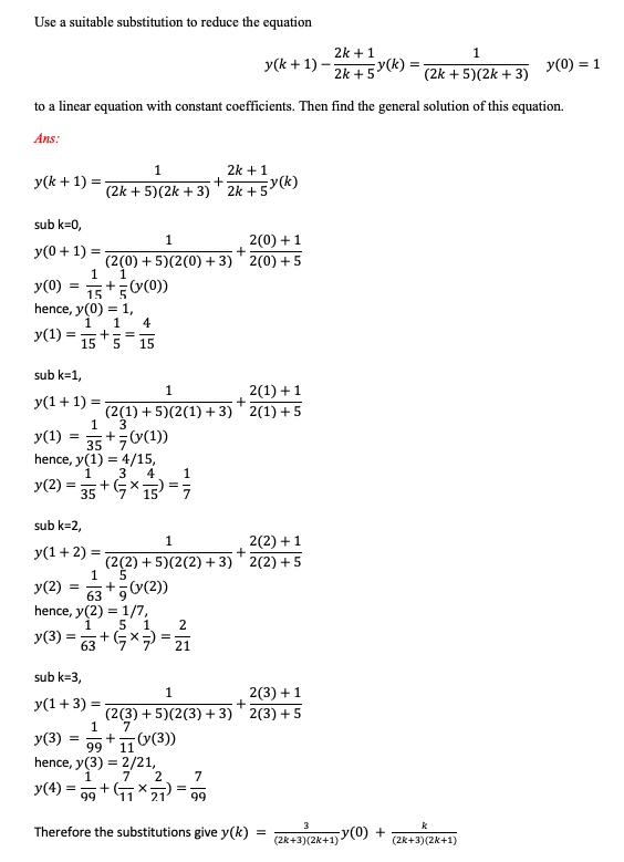 Solved how did they get the final answer from the | Chegg.com