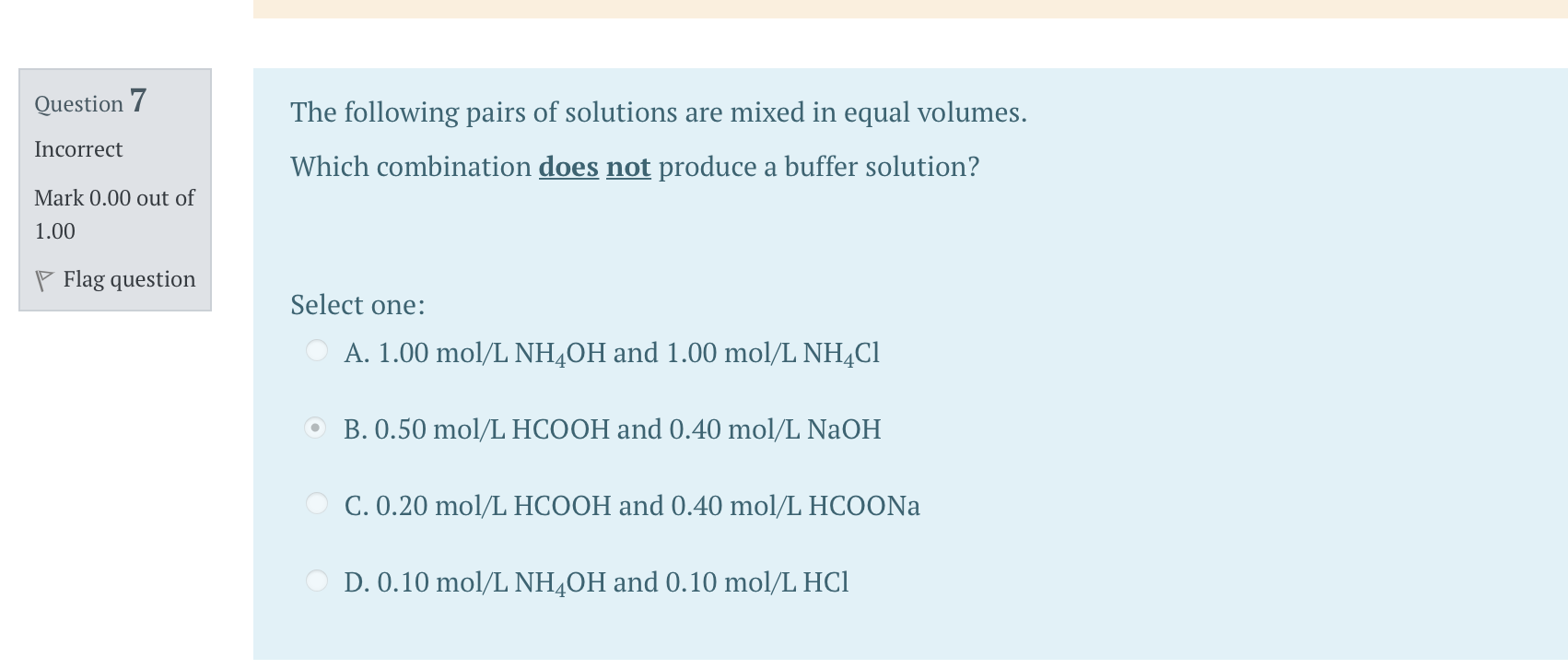 Solved A buffer solution can be prepared by adding which of | Chegg.com