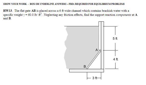 Solved SHOW YOUR WORK - BOX OR UNDERLINE ANSWERS - FBDS | Chegg.com