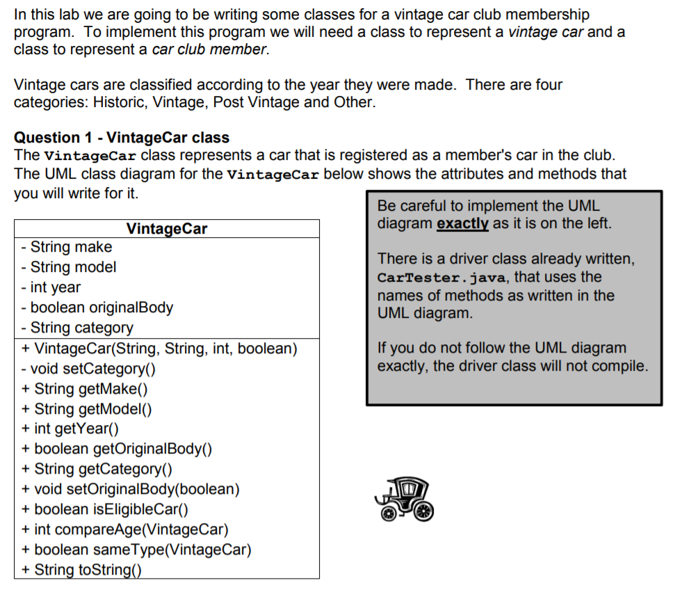 Solved h) Write a toString ) method that returns a string | Chegg.com