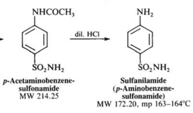 Solved In a synthesis of Sulfanilamide, When adding base | Chegg.com