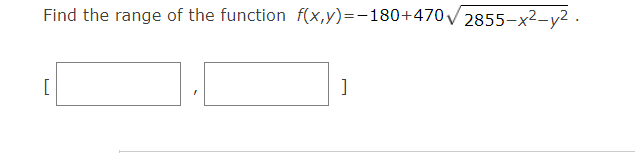 Solved Find the range of the function | Chegg.com