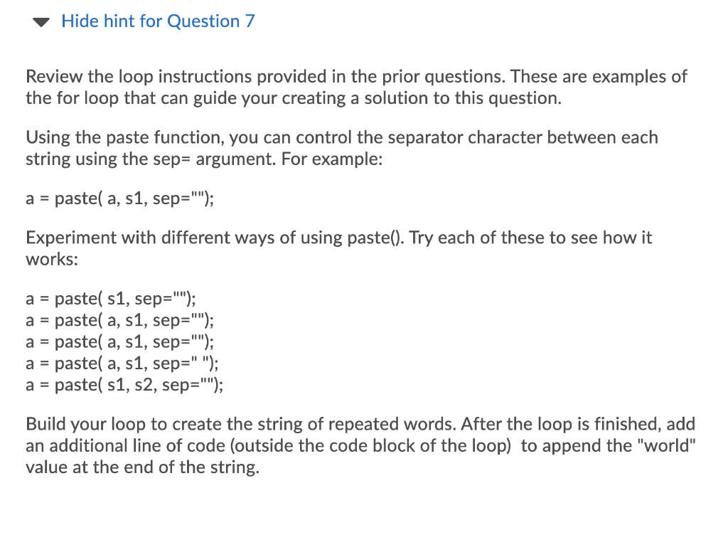 Create Logic Using The Loop Command To Repeat The Chegg