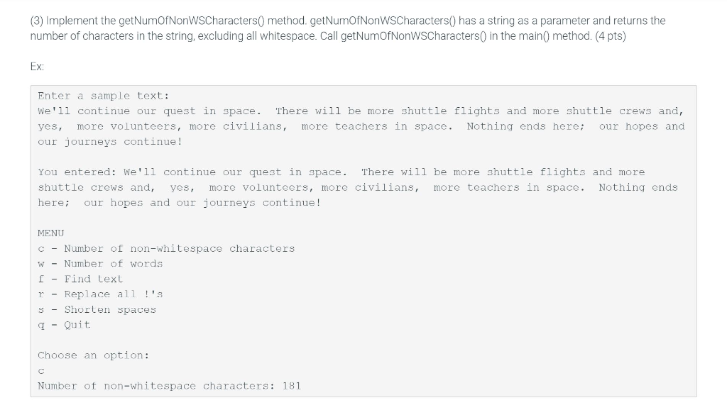Solved 12.16 LAB*: Program: Authoring assistant (1) Prompt | Chegg.com