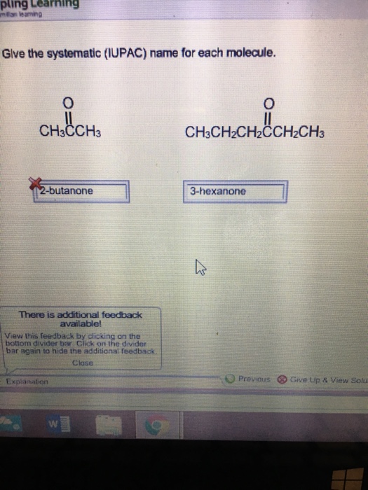 Solved Give the systematic (IUPAC) name for each molecule. | Chegg.com