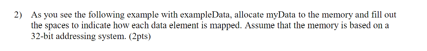 Solved 2) As you see the following example with exampleData, | Chegg.com
