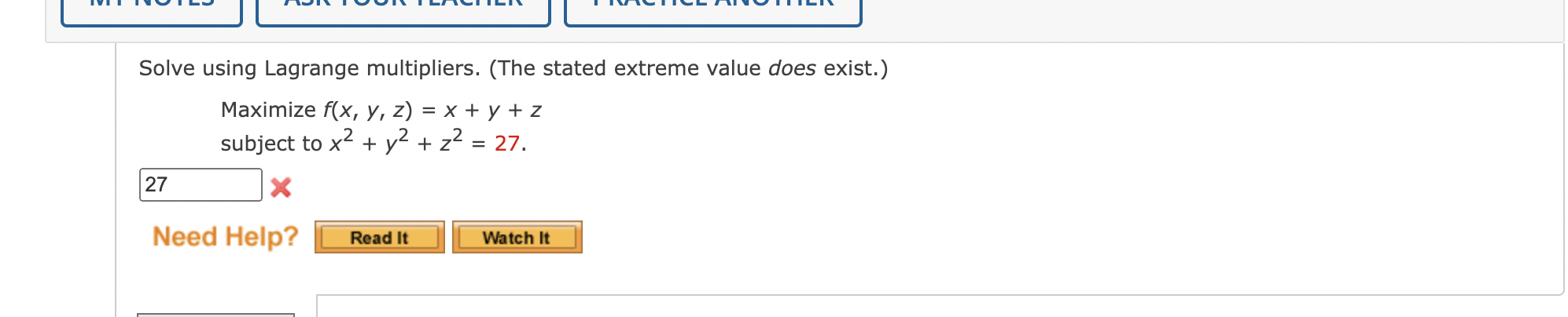 Solved Solve using Lagrange multipliers. (The stated extreme | Chegg.com Solved Solve using Lagrange multipliers. (The stated extreme | Chegg.com