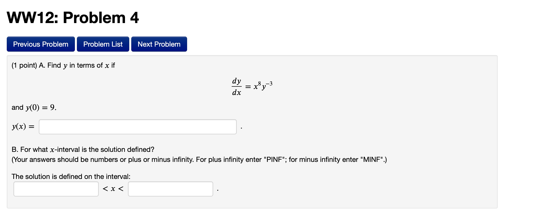 Solved WW12: Problem 4 Previous Problem Problem List Next | Chegg.com