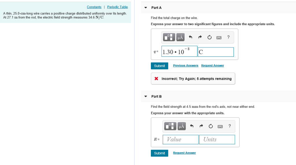 Solved Constants | Periodic Table Part A A thin, | Chegg.com