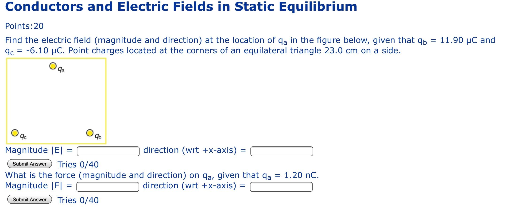 Solved Conductors and Electric Fields in Static Equilibrium | Chegg.com