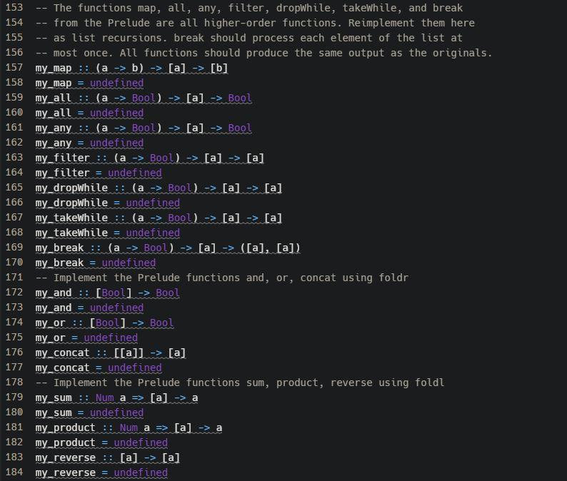 Solved 153 -- The functions map, all, any, filter, | Chegg.com
