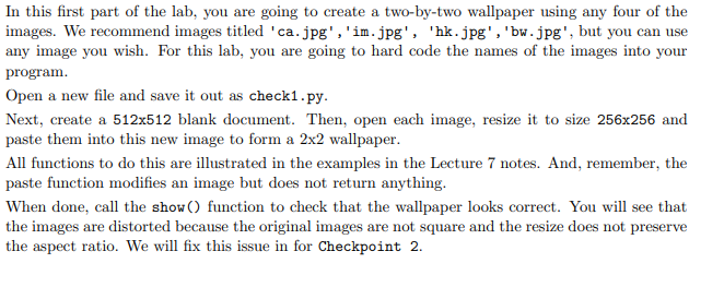 In this first part of the lab, you are going to | Chegg.com