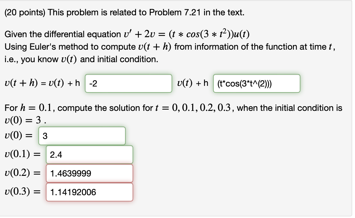 Solved (20 points) This problem is related to Problem 7.21 | Chegg.com