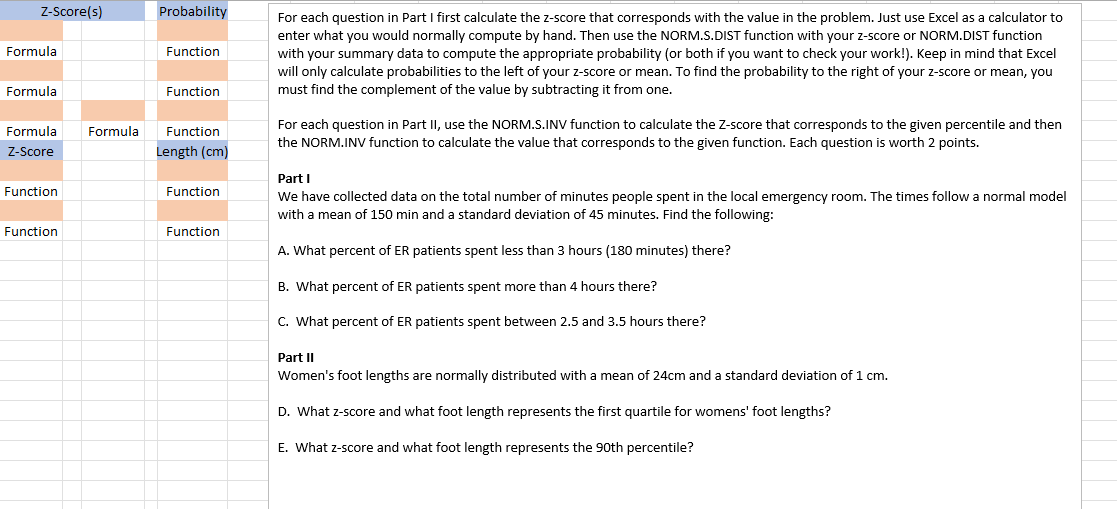 Solved For each question in Part I first calculate the | Chegg.com
