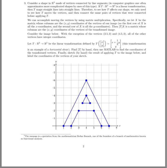 Linear algebra mathlab MATLAB code for | Chegg.com