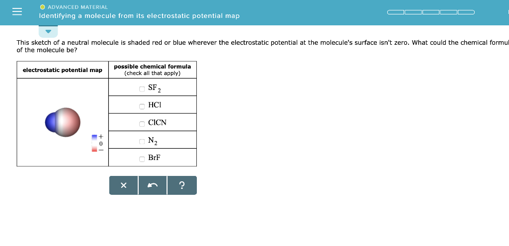 Solved O ADVANCED MATERIAL Identifying a molecule from its | Chegg.com