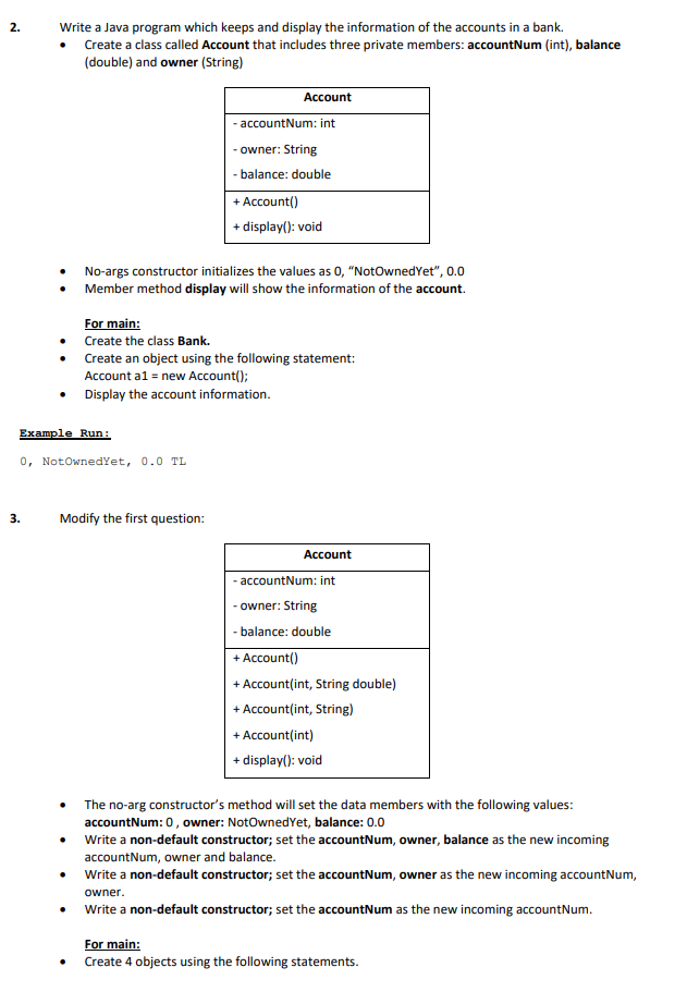 Solved Java Remainder of part2: 4 | Chegg.com