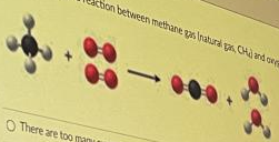 Solved 13. The figure shows a reaction between methane gas | Chegg.com