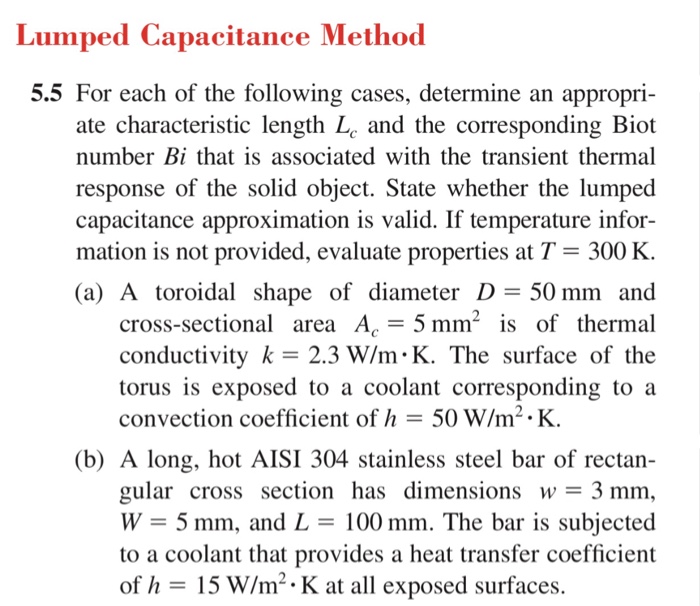 Solved For each of the following cases, determine an | Chegg.com