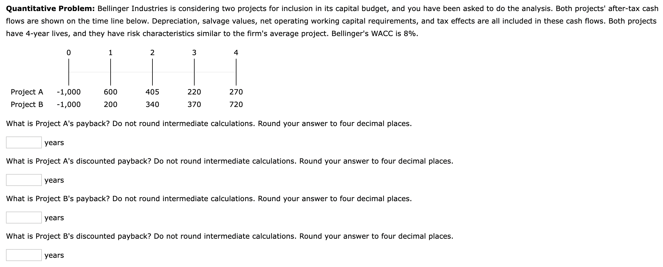 Solved Quantitative Problem: Bellinger Industries is | Chegg.com