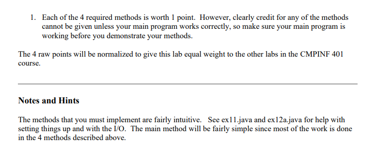 Solved Please follow the instructions and do a complete Java | Chegg.com Solved Please follow the instructions and do a complete Java | Chegg.com