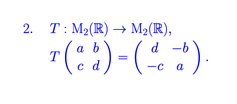 Solved Find the kernel Ker(T), a basis and the demension of | Chegg.com
