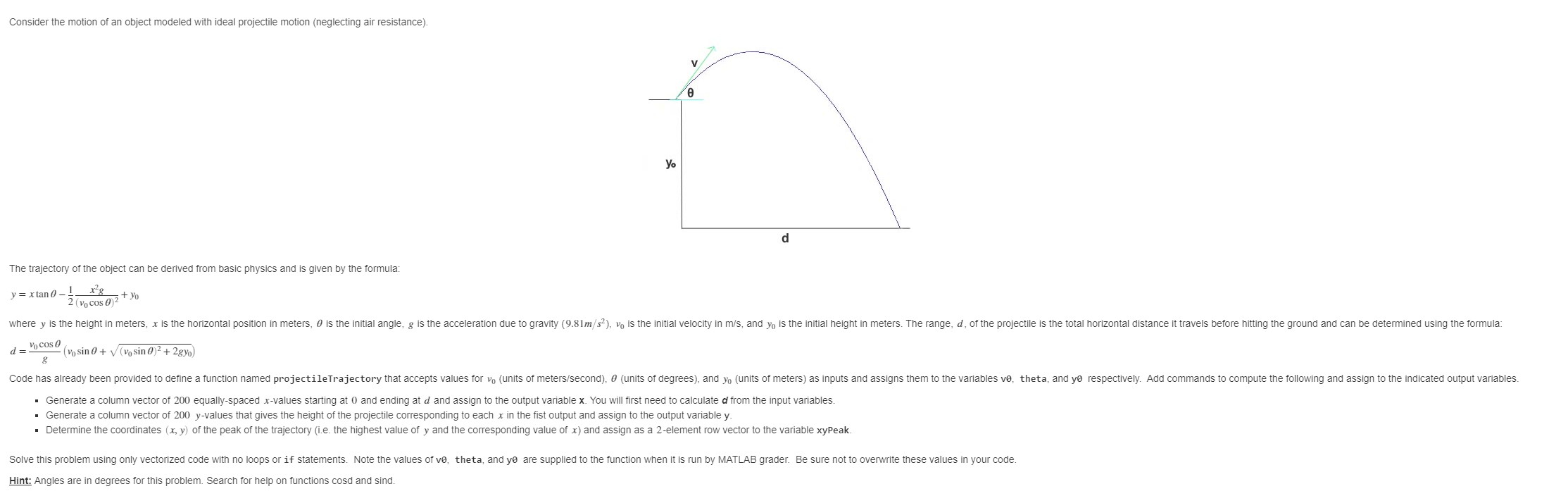 Solved Function: function [x, y, xyPeak] = | Chegg.com