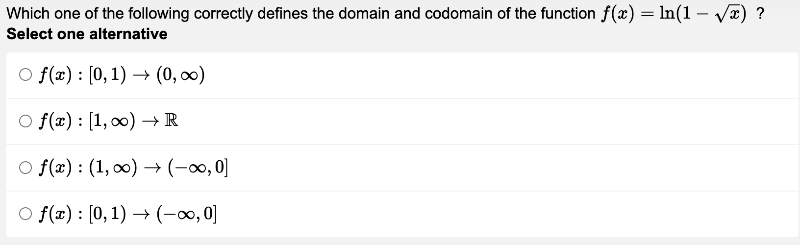 Solved Which one of the following correctly defines the | Chegg.com