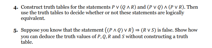 Solved Construct truth tables for the statements Pvv(Q??R) | Chegg.com