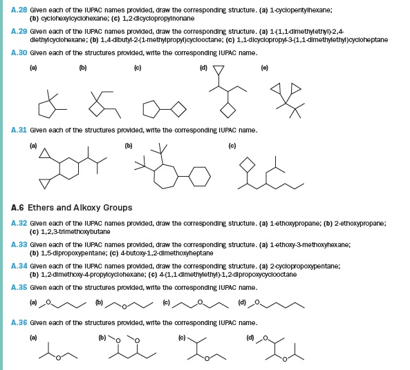 Solved A.36 Given each of the structures provided, write | Chegg.com