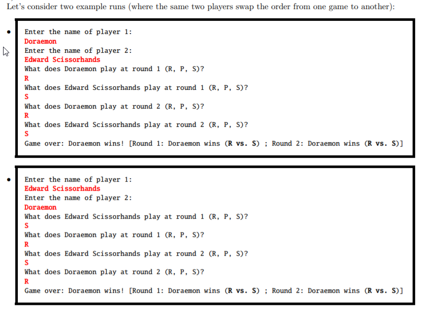 Solved In this 2nd example run: - The Round 1 result | Chegg.com