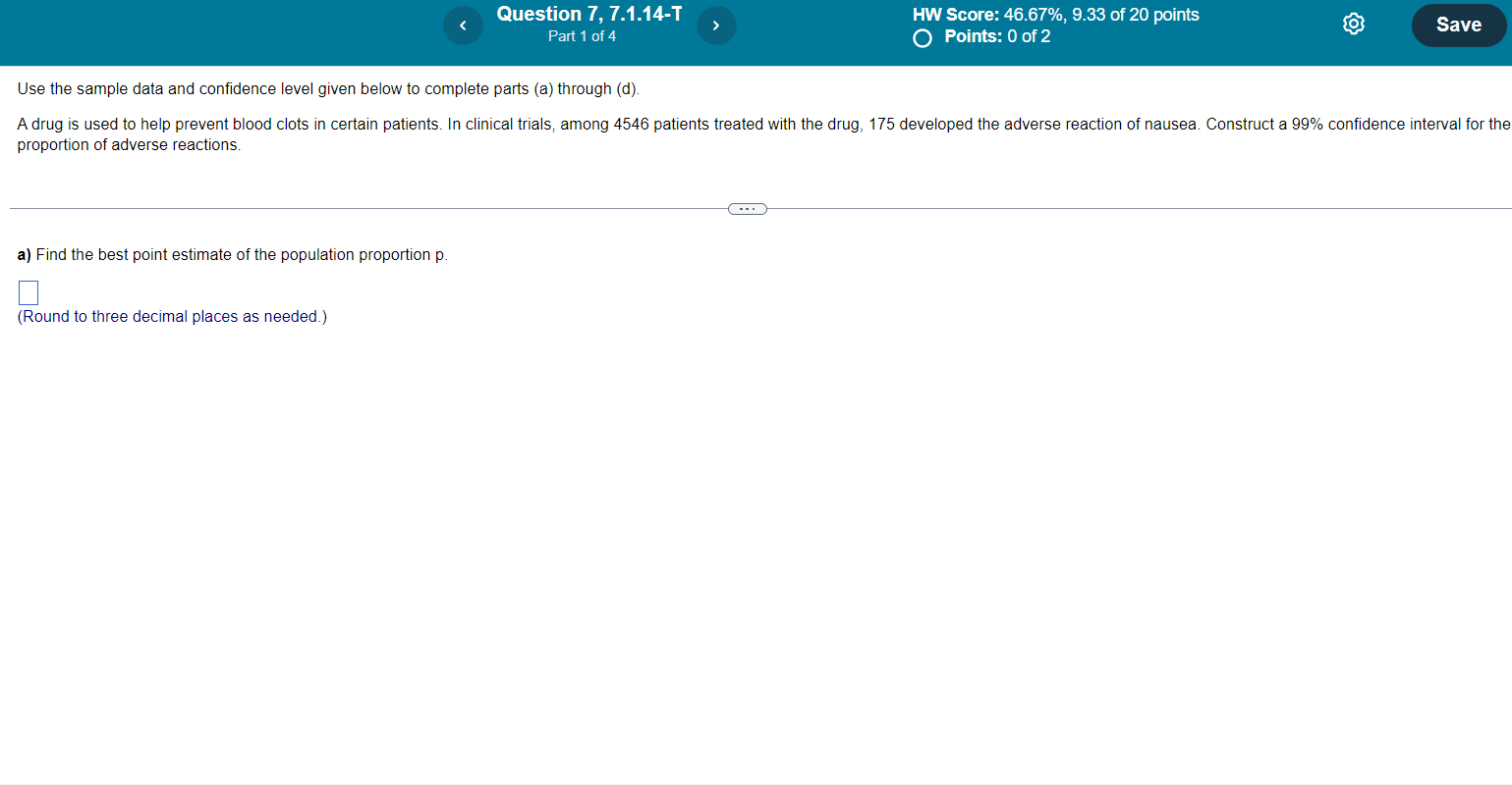 Solved Use the sample data and confidence level given below | Chegg.com