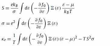 Solved S=σekB∫dε(−∂ε∂f0)Ξ(ε)kBTε−μσ=e2∫dε(−∂ε∂f0)Ξ(ε)κe=T1∫d | Chegg.com