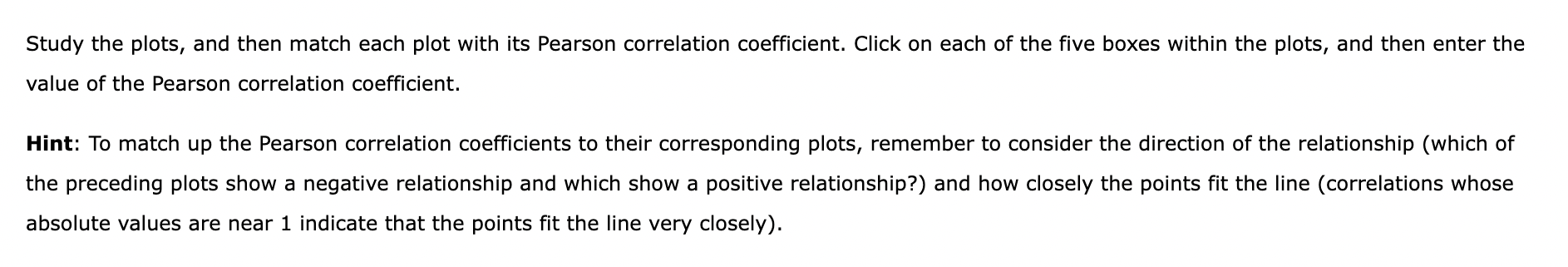 Solved 3. Scatter plots and estimating correlation The | Chegg.com